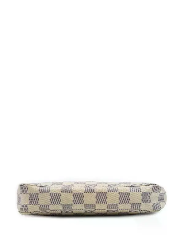 LOUIS VUITTON Damier Azur Pochette Accessoires Shoulder Bag - White