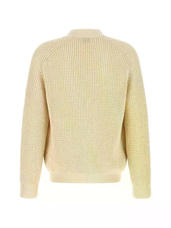BOSS Honeycomb Knit V-neck Cardigan