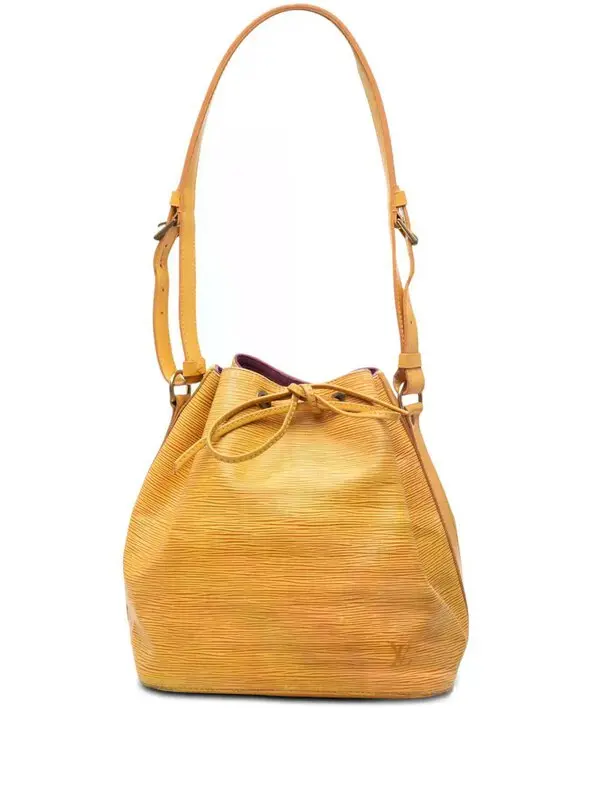 LOUIS VUITTON Epi Petit Noe Bucket Bag - Yellow