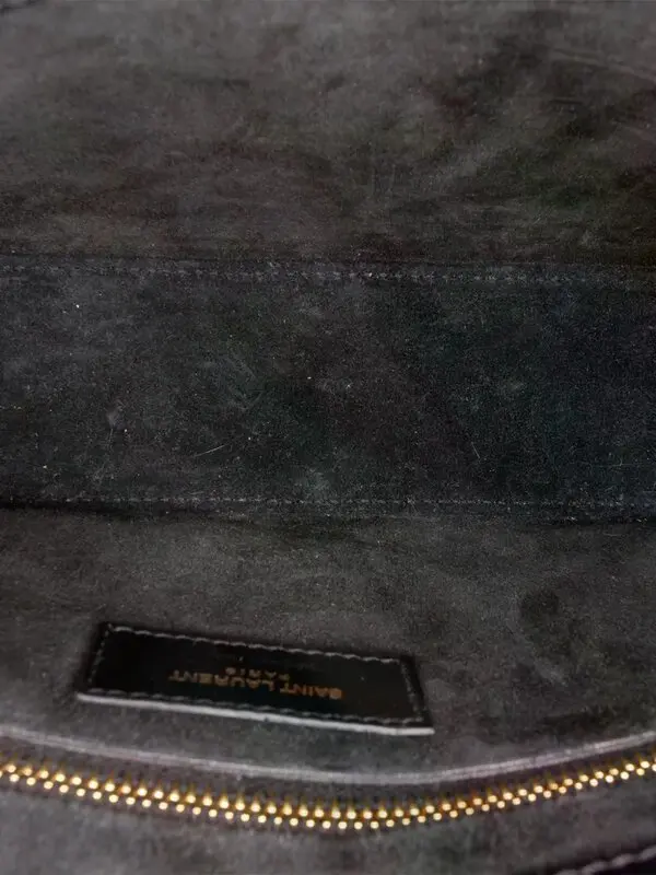 Saint Laurent Le 5 A 7 Patent Leather Shoulder Bag
