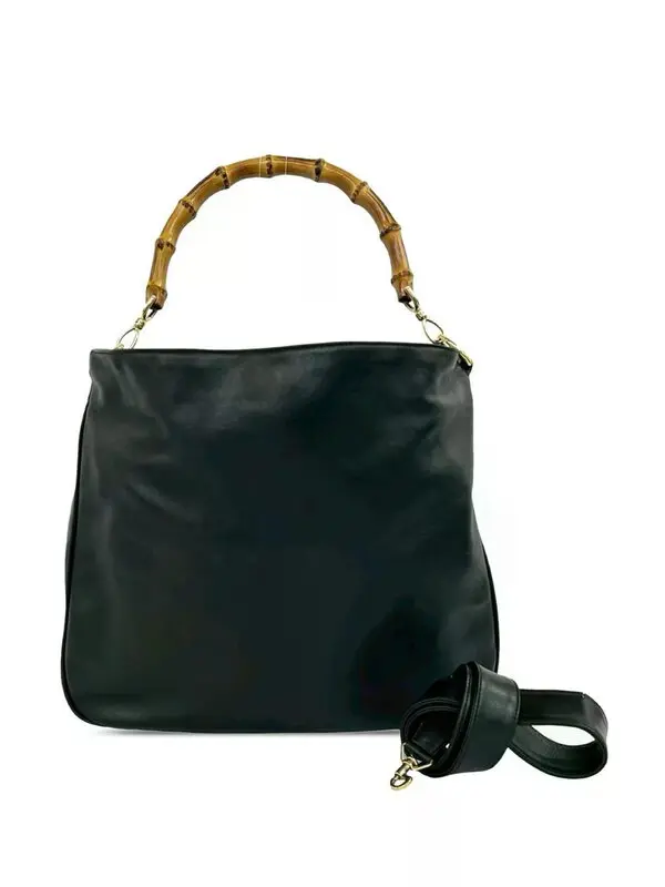 Gucci Calfskin Bamboo Satchel
