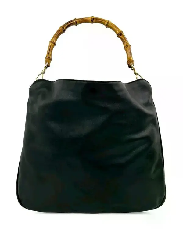 Gucci Calfskin Bamboo Satchel
