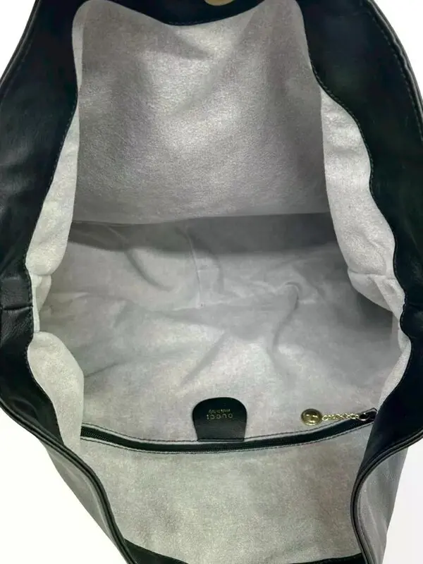 Gucci Calfskin Bamboo Satchel