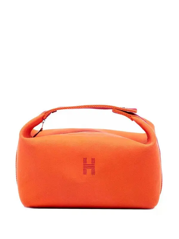 Hermès 2010-2026 Large Toile Bride A Brac Case Vanity Bag