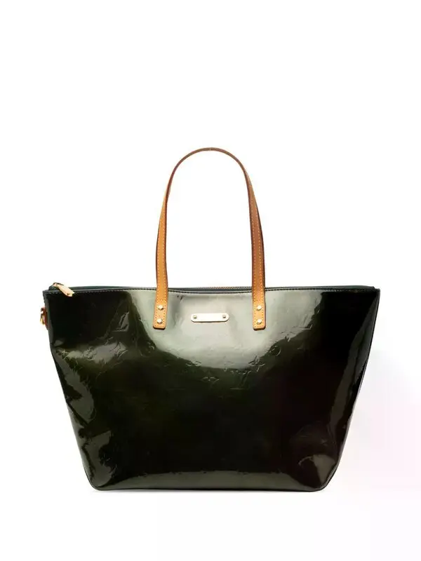 LOUIS VUITTON Monogram Vernis Bellevue Gm Handbag - Green