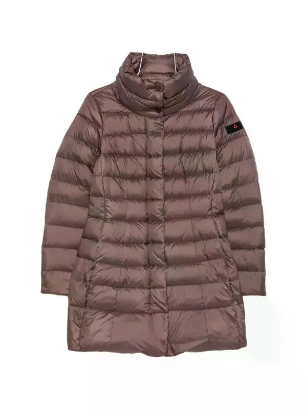 Peuterey Quilted High-neck Coat - Brown