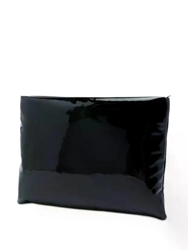 Saint Laurent Patent Puffy Pouch Clutch Bag