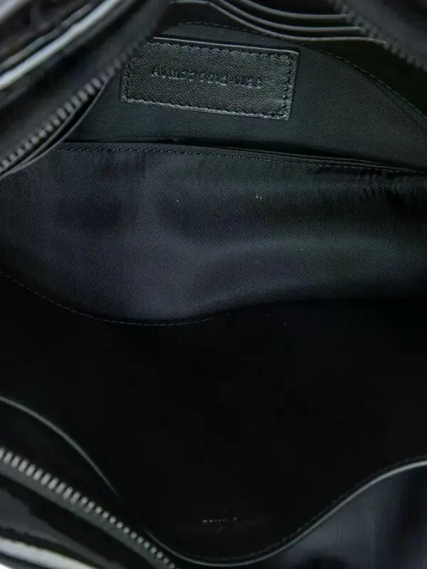 Saint Laurent Patent Puffy Pouch Clutch Bag