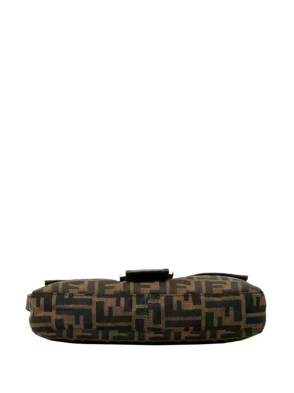 Fendi 20th Century Zucca Canvas Baguette Shoulder Bag