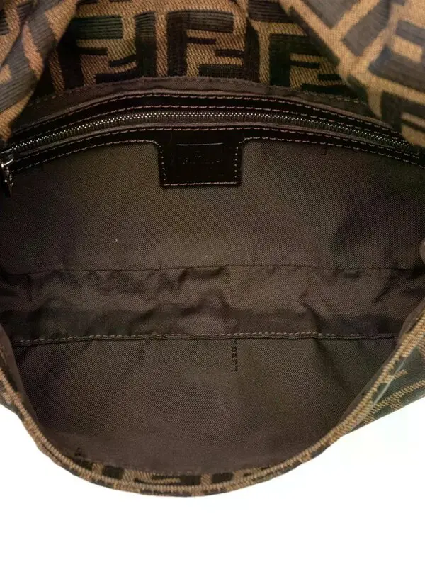 Fendi 20th Century Zucca Canvas Baguette Shoulder Bag