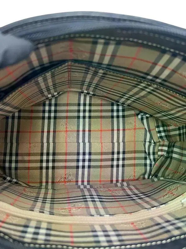 Burberry 1990-2000 Leather Tote Bag