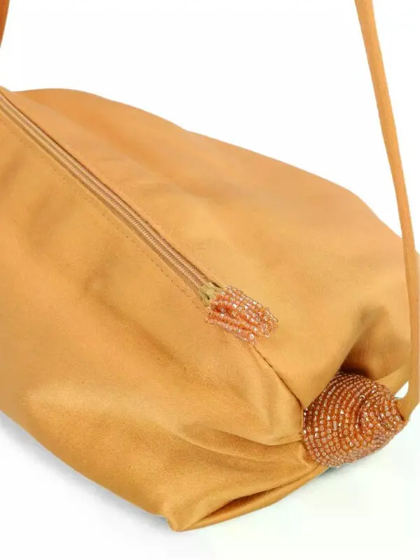 Vintage Beaded-trim Shoulder Bag