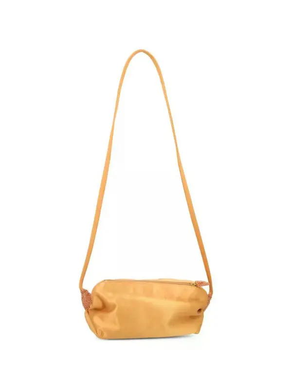 Vintage Beaded-trim Shoulder Bag
