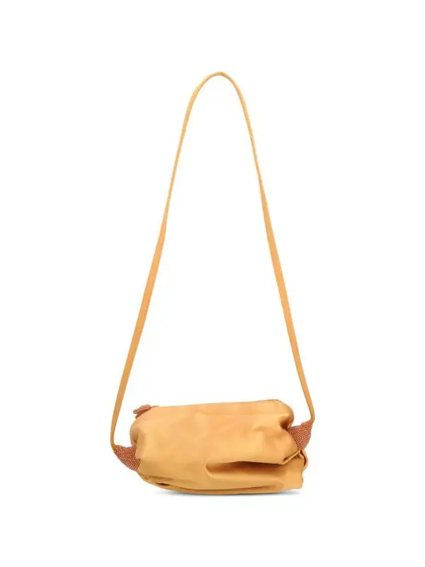 Vintage Beaded-trim Shoulder Bag