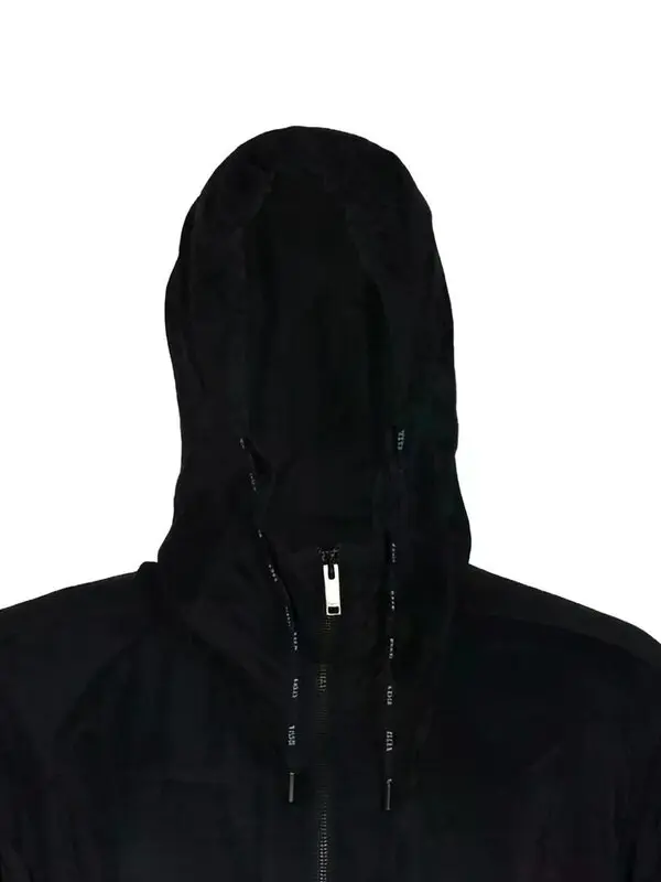 Valentino Garavani Logo-patch Hooded Zip-up Jacket