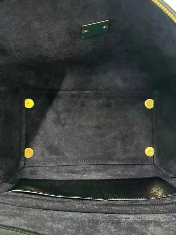 Celine Grained Calfskin Belt Bag Satchel - Black