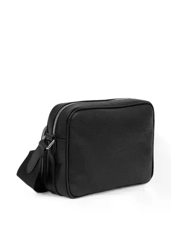 Smythson Panama-leather Double-zip Crossbody Bag