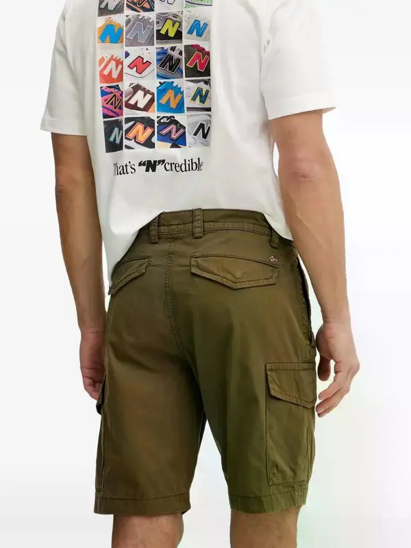NAPAPIJRI Logo-embroidered Cargo Shorts