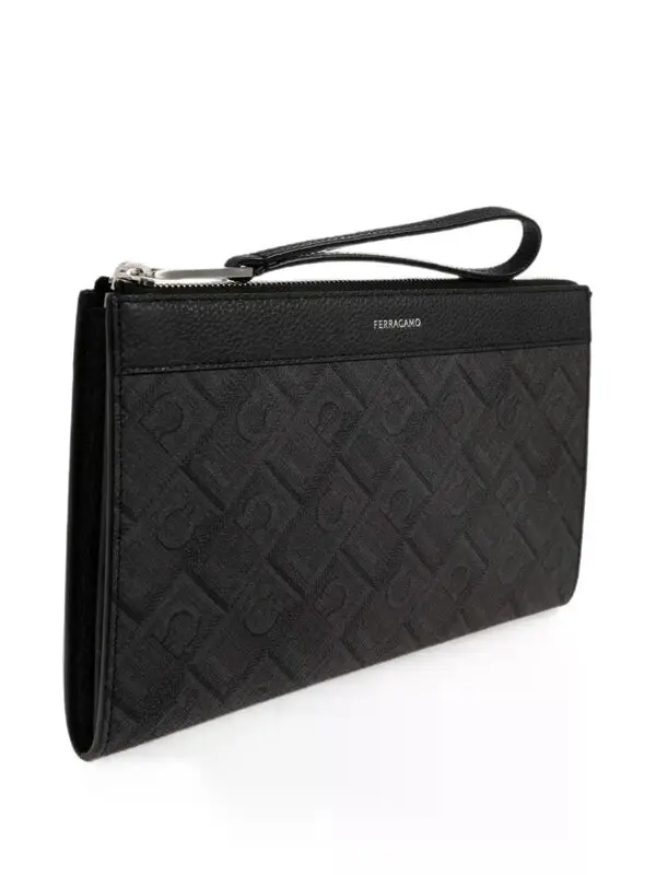 FERRAGAMO Gancini Monogram Pouch