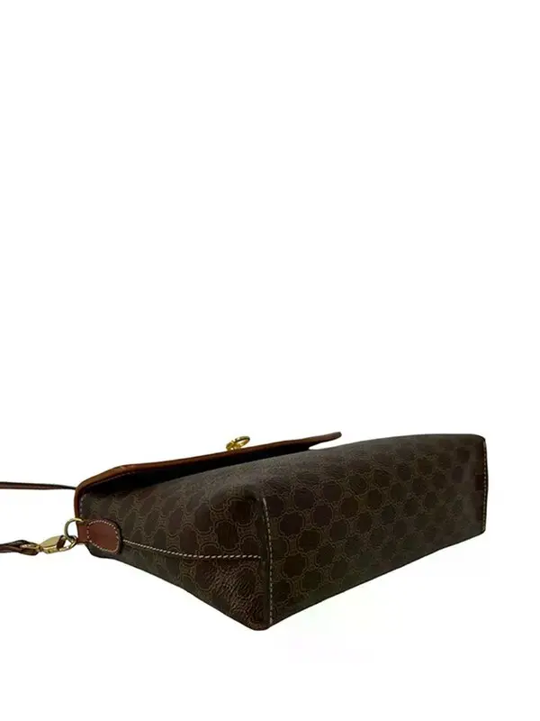 Celine 2012 Macadam Coated Canvas Satchel