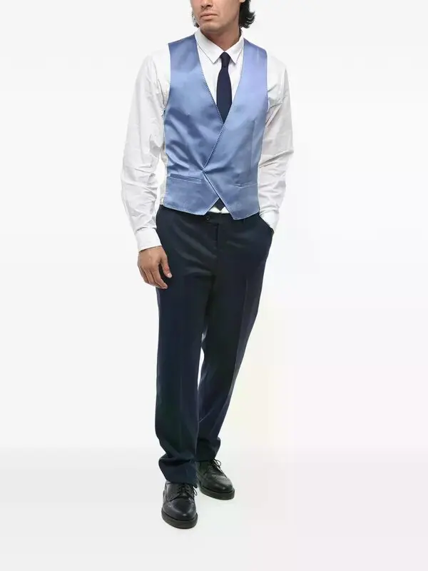 Corneliani Double-breasted Silk Waistcoat