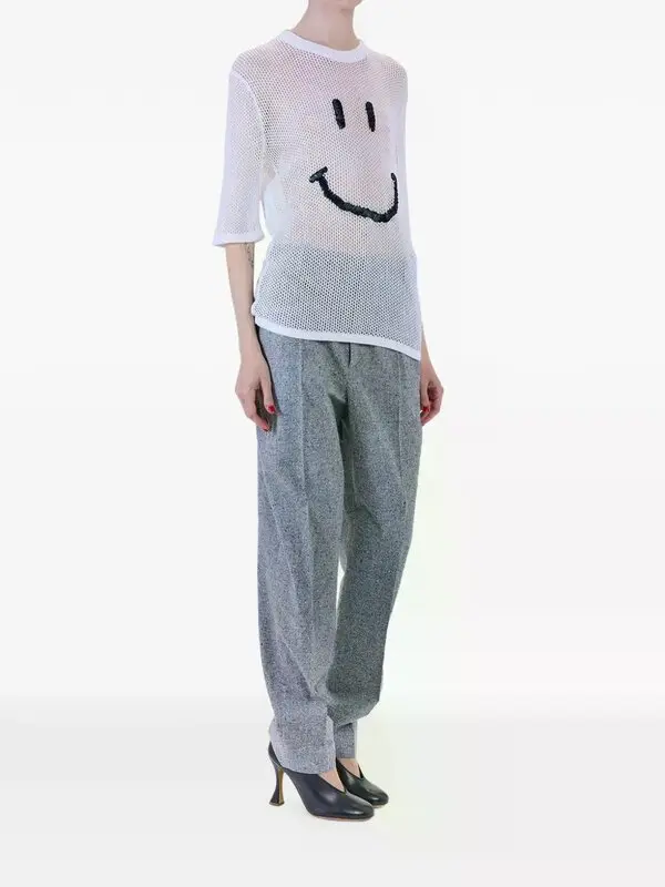 Moschino Smiley Mesh T-shirt