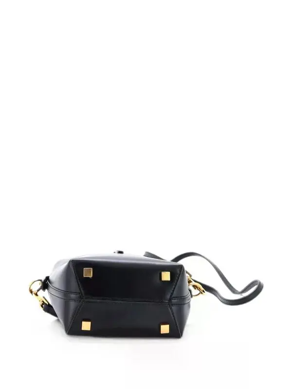 Saint Laurent Le 37 Leather Mini Bucket Bag