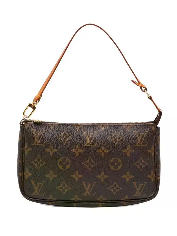 LOUIS VUITTON 2003 Monogram Pochette Accessoires Shoulder Bag