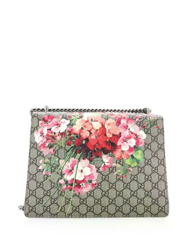 Gucci Dionysus Blooms Print Gg Coated Canvas Medium Shoulder Bag
