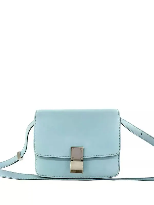 Celine 2016 Small Calfskin Classic Box Crossbody Bag - Blue
