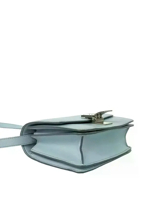 Celine Small Calfskin Classic Box Crossbody Bag - Blue