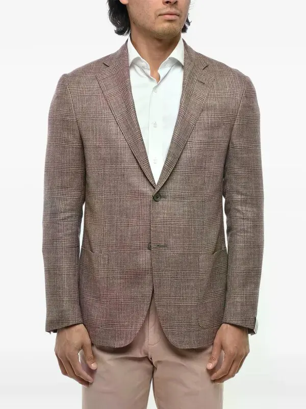 Corneliani District Check Blazer