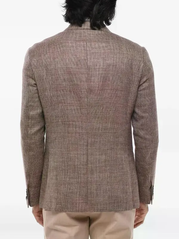 Corneliani District Check Blazer