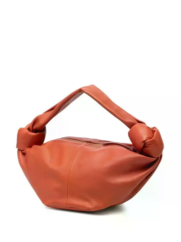 Bottega Veneta Mini Calfskin Double Knot Handbag - Orange