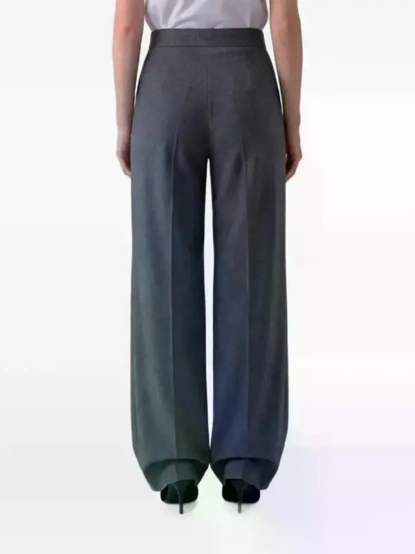 Max Mara Pleated Wool Palazzo Pants