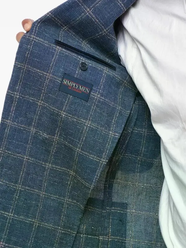 Corneliani Checked Single-breasted Blazer