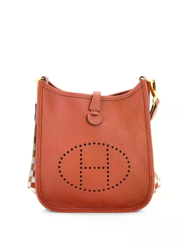 Hermès Evelyne Bag Gen Iii Clemence Tpm Crossbody Bag - Brown