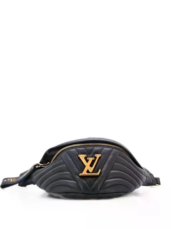 LOUIS VUITTON New Wave Bumbag Quilted Leather Belt Bag - Black