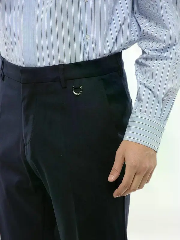 John Richmond Logo Charm Straight-leg Trousers
