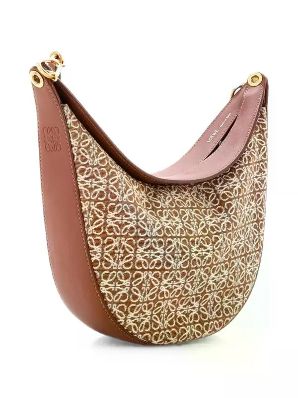 Loewe Luna Anagram Jacquard Hobo Bag