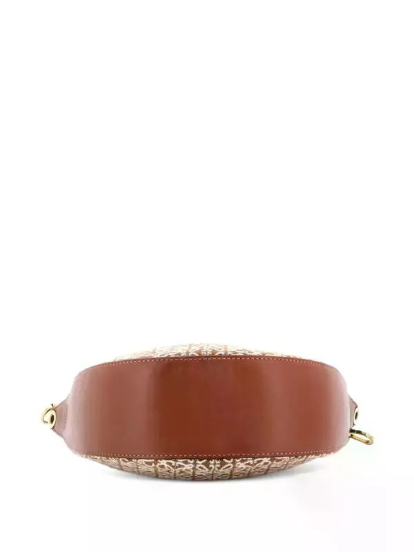 Loewe Luna Anagram Jacquard Hobo Bag - Brown