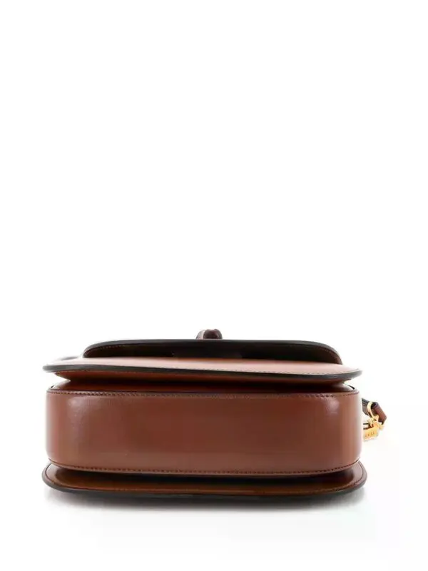 Gucci Bamboo Top Handle Bag Leather Small Satchel - Brown