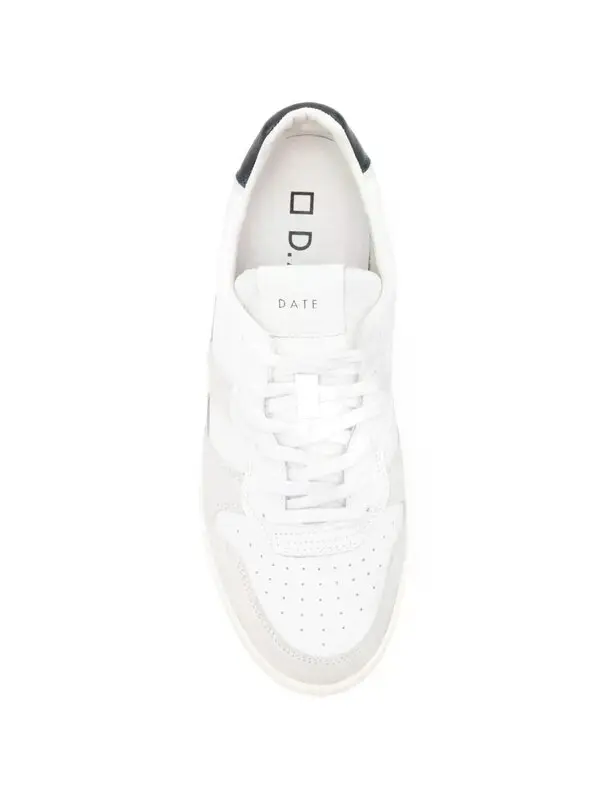 D.a.t.e. Court 2.0 Perforated Sneakers - White