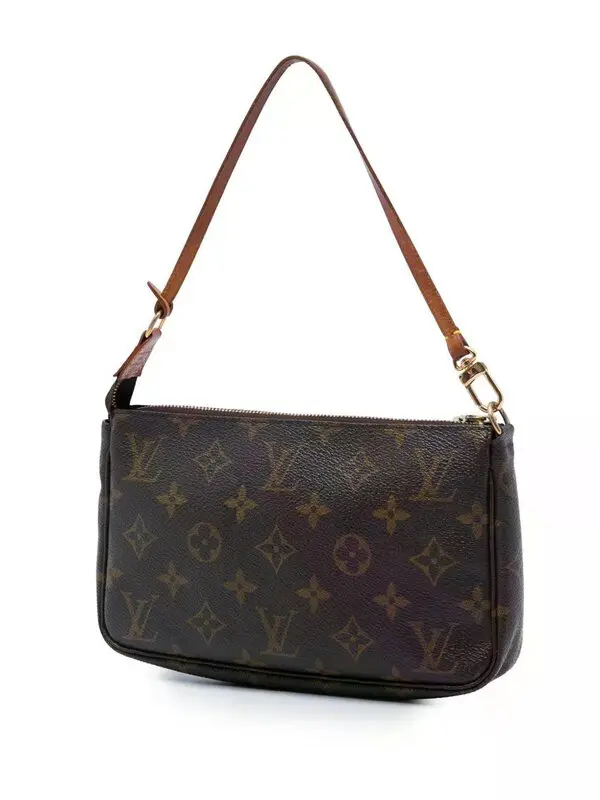 LOUIS VUITTON 2000 Monogram Pochette Accessoires Shoulder Bag