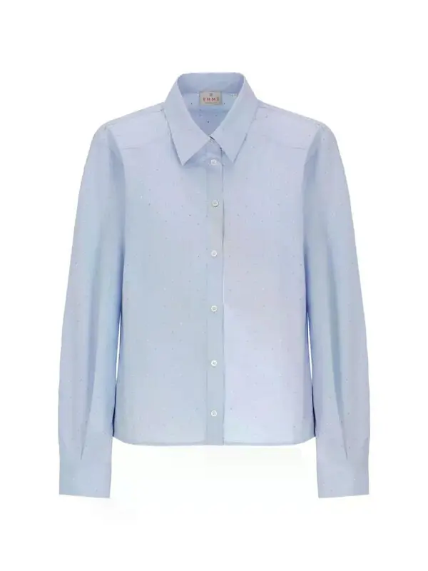 EMME Rhinestone Embellished Long-sleeve Shirt