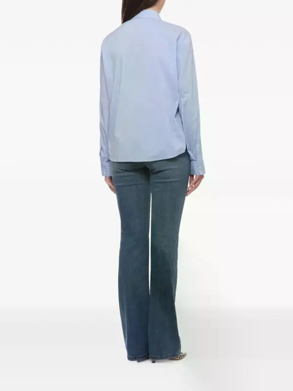 EMME Rhinestone Embellished Long-sleeve Shirt