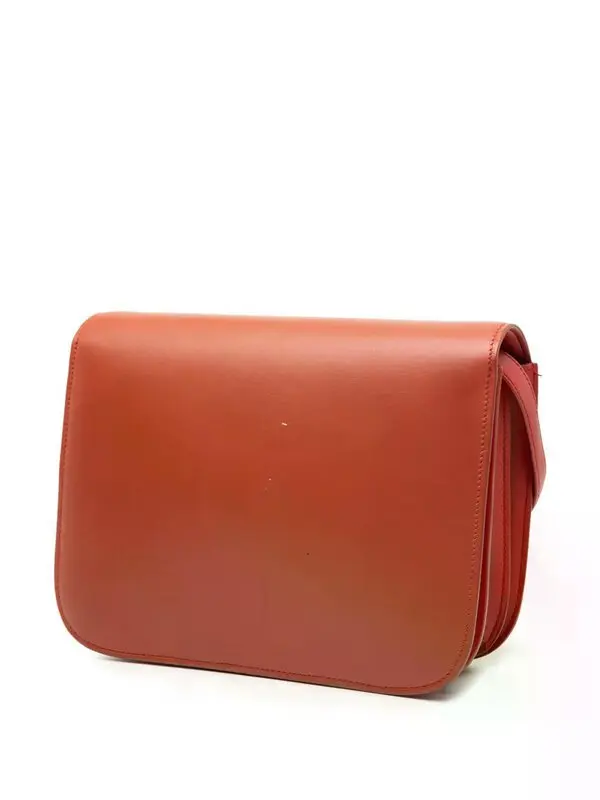 Celine Medium Calfskin Classic Box Crossbody Bag - Orange