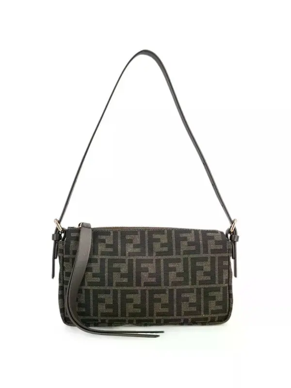 Fendi Zip-top Small Ff Zucca Jacquard Fabric Bag