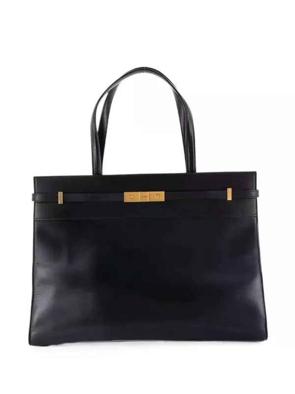 Saint Laurent Manhattan Leather Medium Tote Bag
