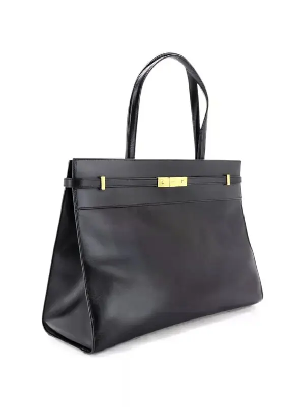 Saint Laurent Manhattan Leather Medium Tote Bag